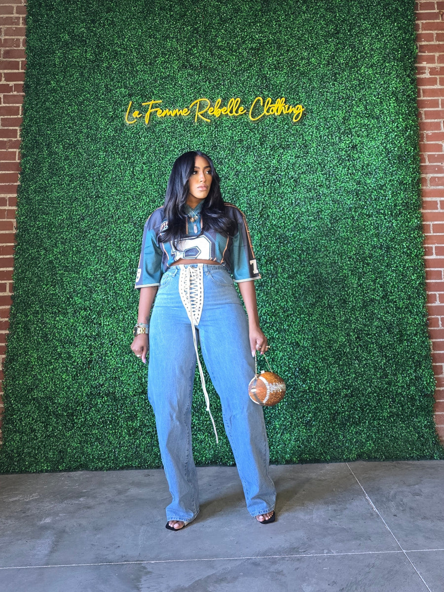 WAG Denim Widelegs – La Femme Rebelle Clothing